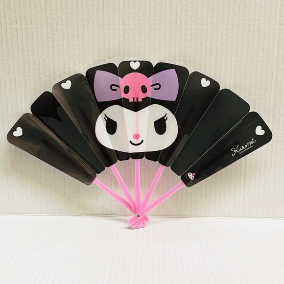 Sanrio | Accessories | Sanrio Kuromi Black Water Folding Fan | Poshmark